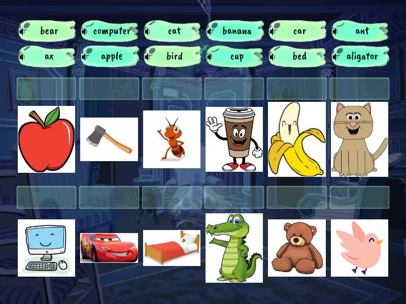 ABC + articles - Match up