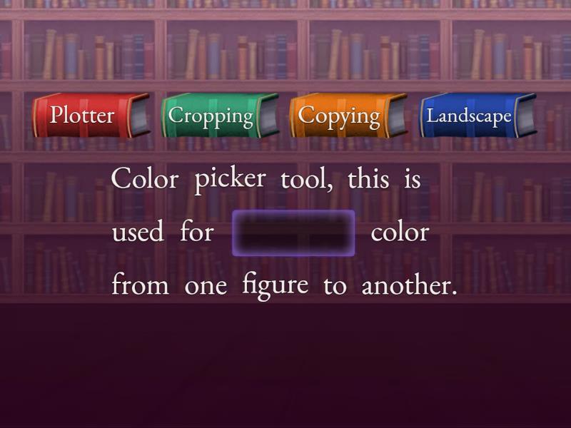 (Paint) - Complete the sentence