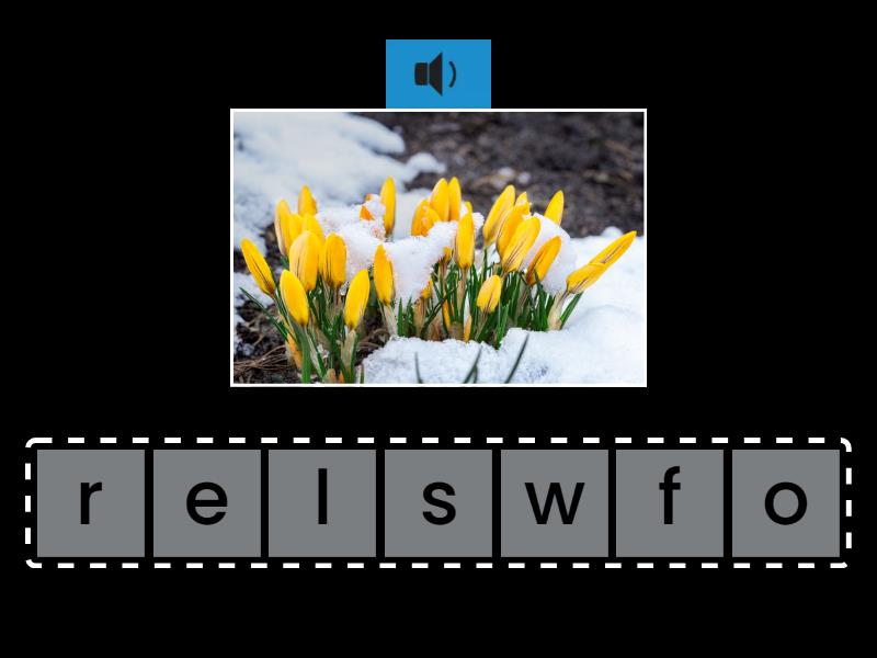 Spring Words - Anagram