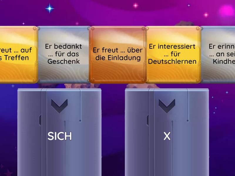 A2K8S1 - reflexive Verben - Speed sorting