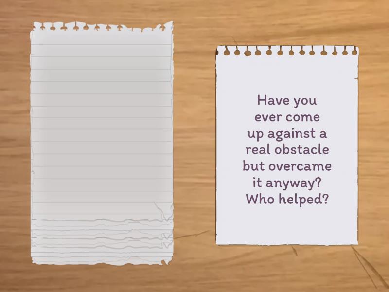 Phrasal verbs conversation stack - Speaking cards