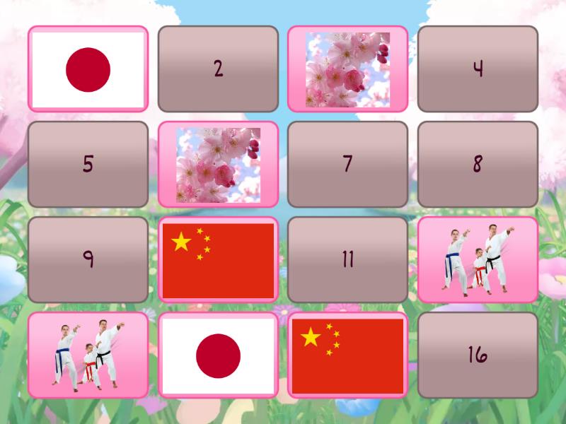 Asian Memory - Matching pairs