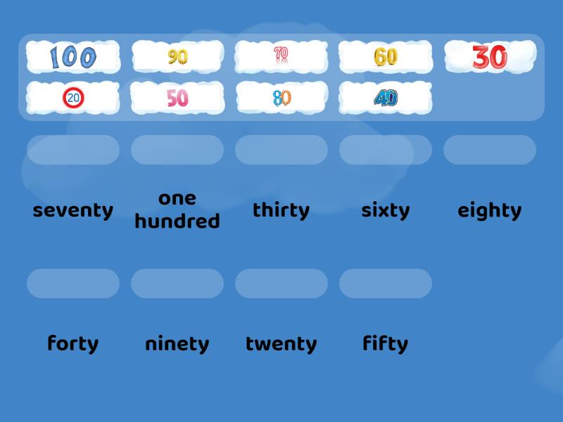 Numbers level 2 - Match up