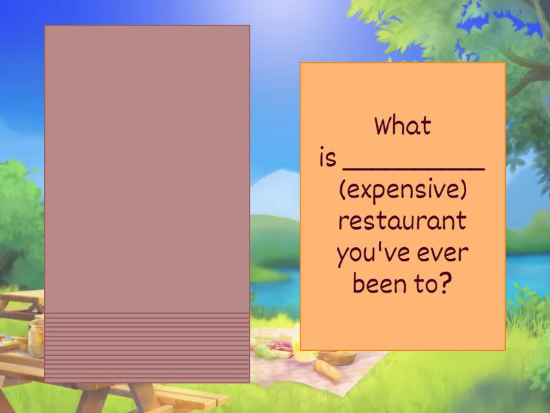 Roadmap A2+ Comparative / Superlative - Speaking cards