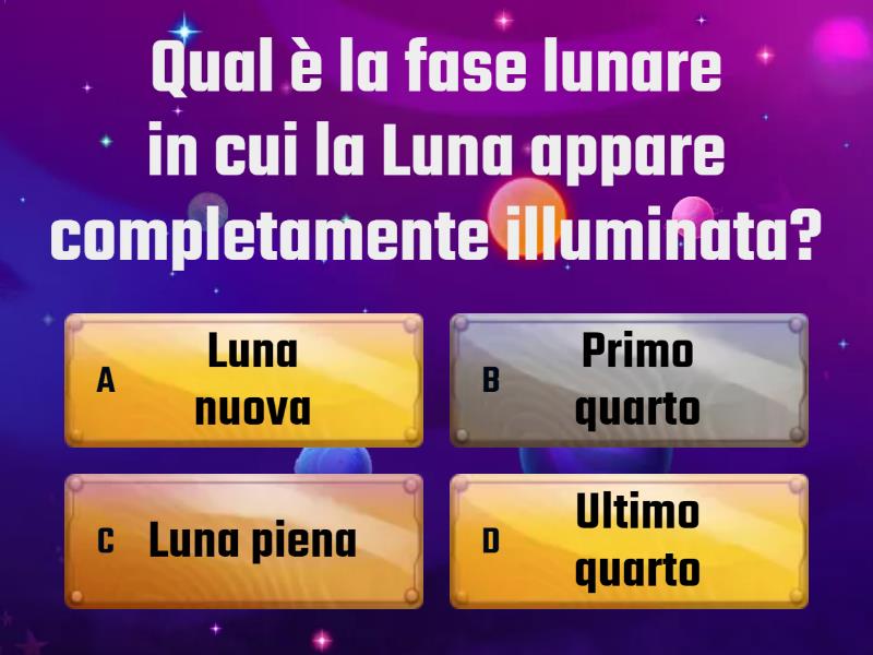 Game scienze - Quiz