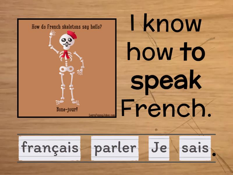 with clues verbs directly followed by an infinitive - Unjumble