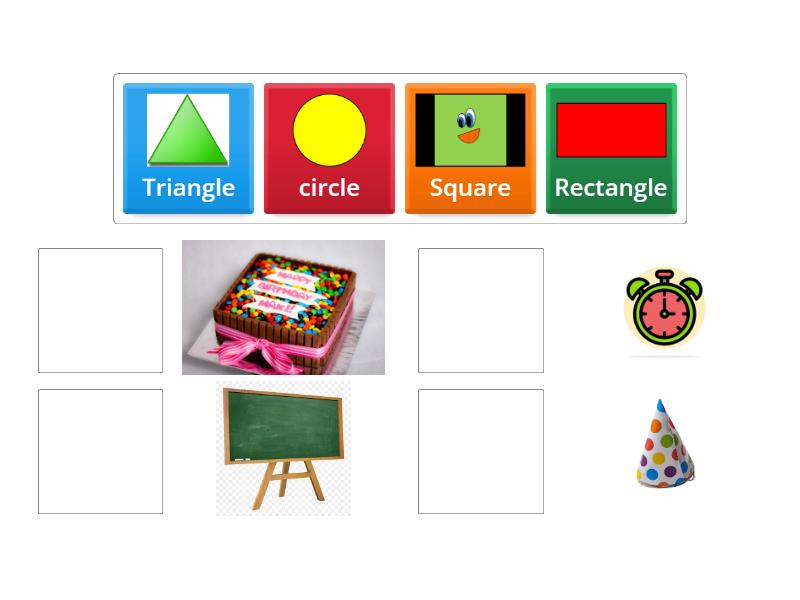 the four shapes - Match up