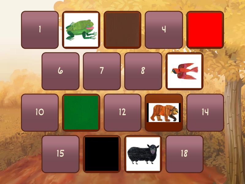 Memory game - Brown Bear, Brown Bear, What Do You See? - MEIE ...