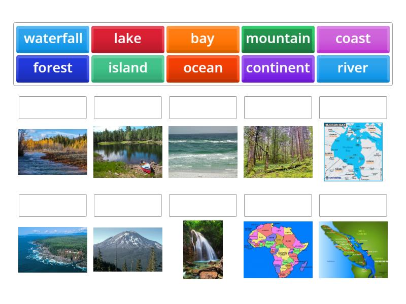 Canada - Geography - Match up