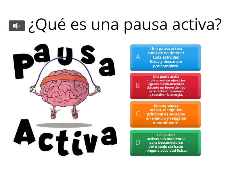 PAUSAS ACTIVAS - Quiz