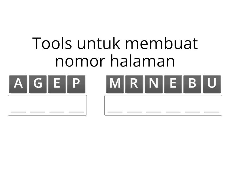 MICROSOFT WORD - Anagram