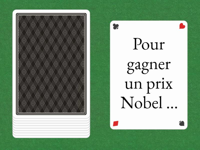 Il faut + infinitif - Speaking cards