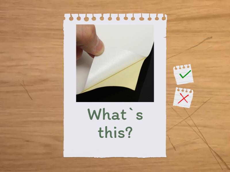 Unit 1 At school. Label the objects - Flash cards