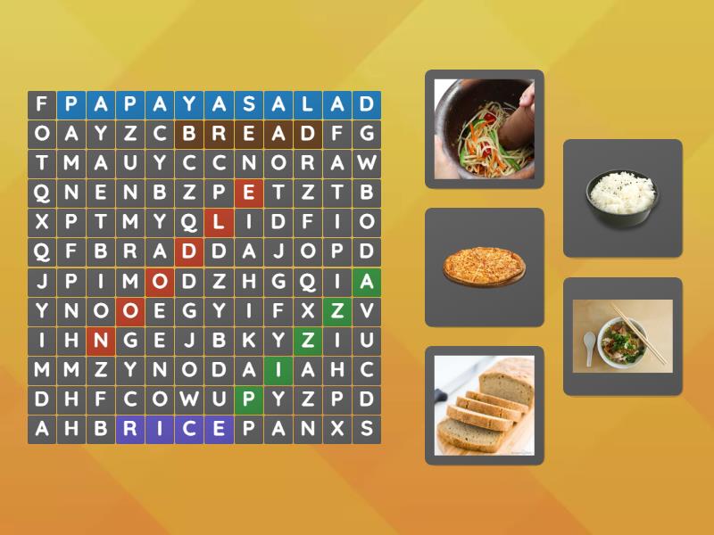 Word Search Puzzle - Sopa de letras