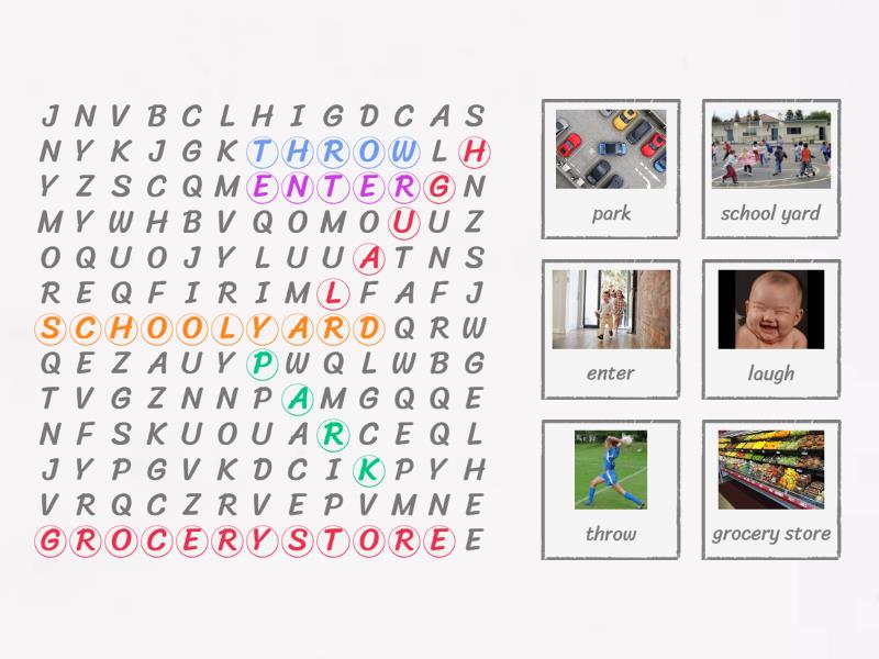 Mr. Bean goes back to school - Wordsearch