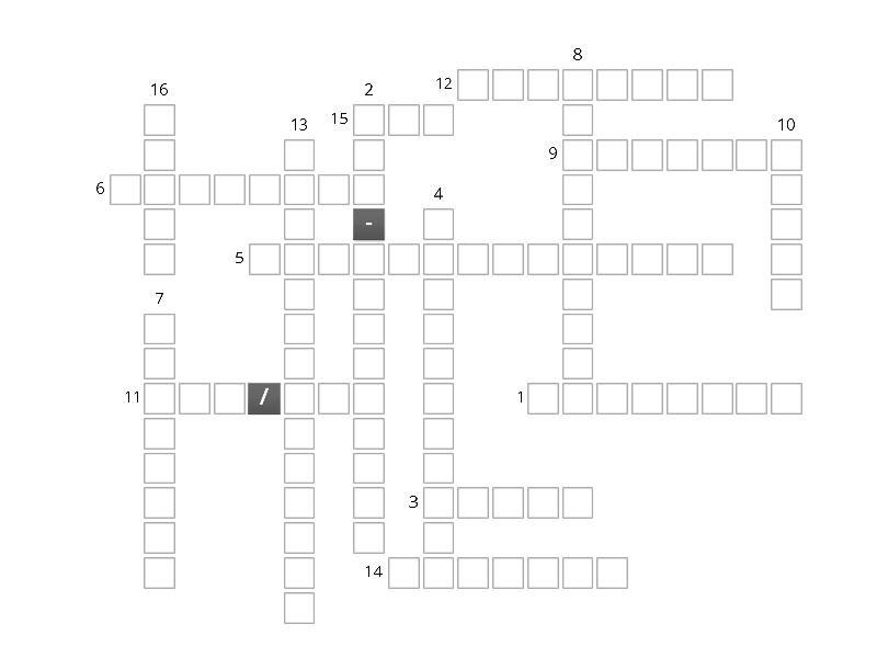 Roadmap A2+ 7C - Crossword