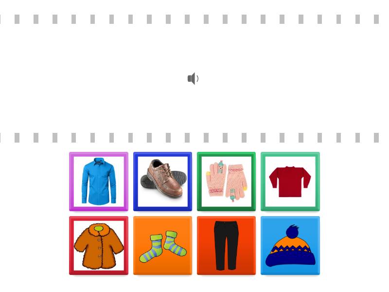 UNIT 3: A WINTER WALK - Find the match