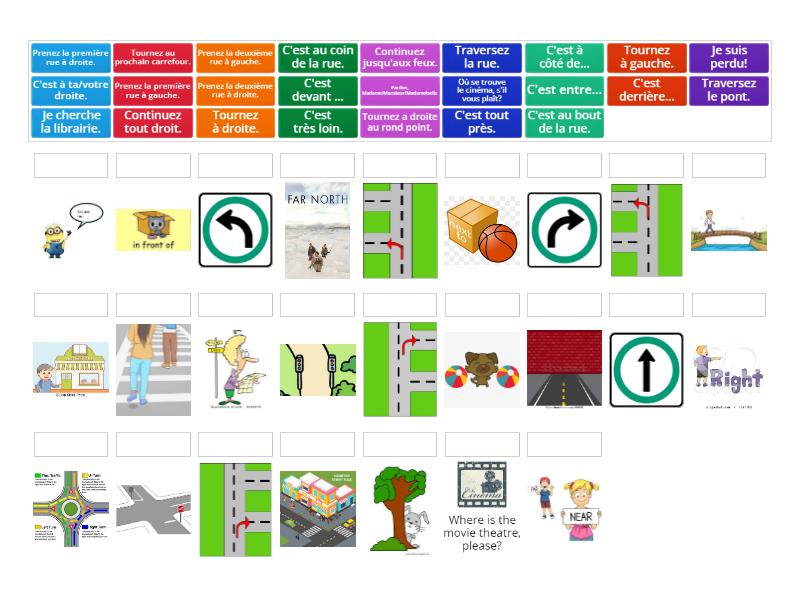 Les directions - Une las parejas