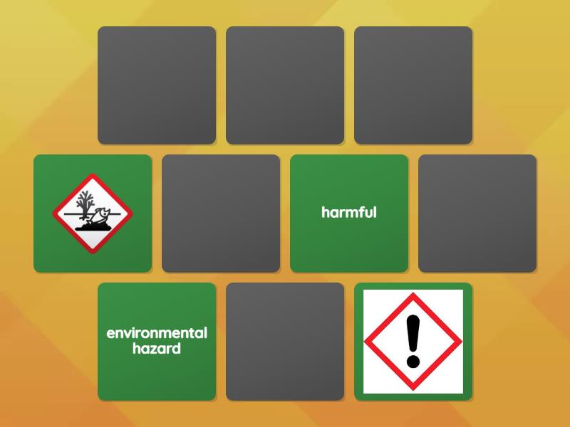 Hazard symbol matching pairs - Combine os pares