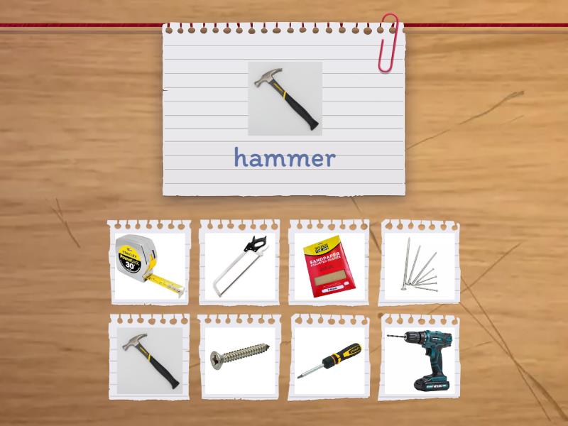 Match The Tools - Find the match