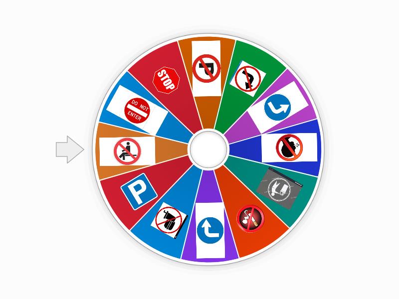 signs - Spin the wheel