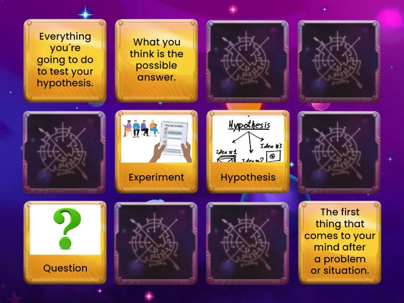Scientific Method Matching - Matching pairs