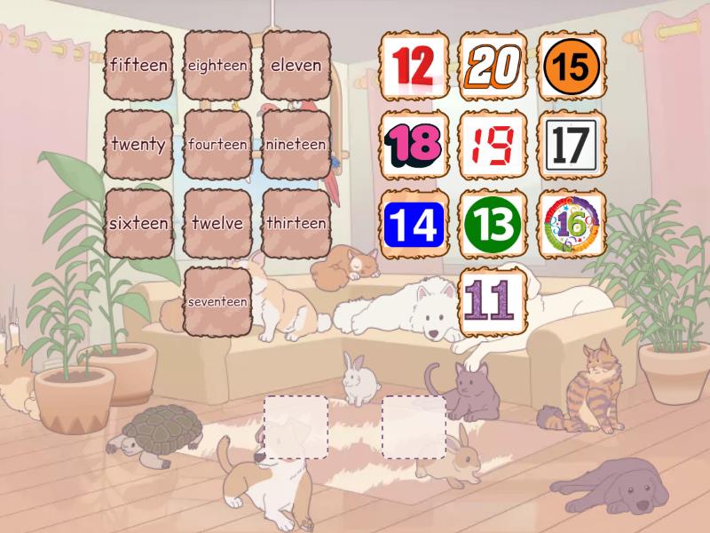 Lesson 2: Numbers 11-20 (3) - Make sets