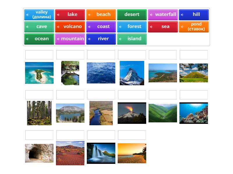 Geography - Match up