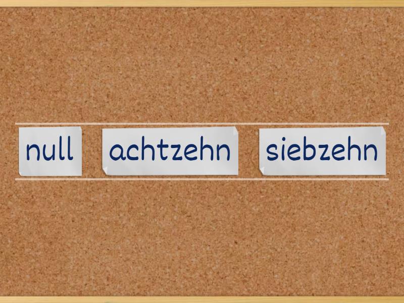 Unit 1 Numbers - Unjumble