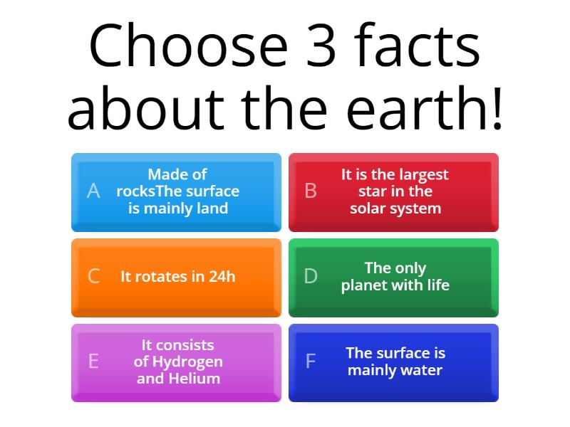 THE EARTH,SUN AND MOON_GRADE 3 SCIENCE (WEEK 1 AND 2) - Quiz