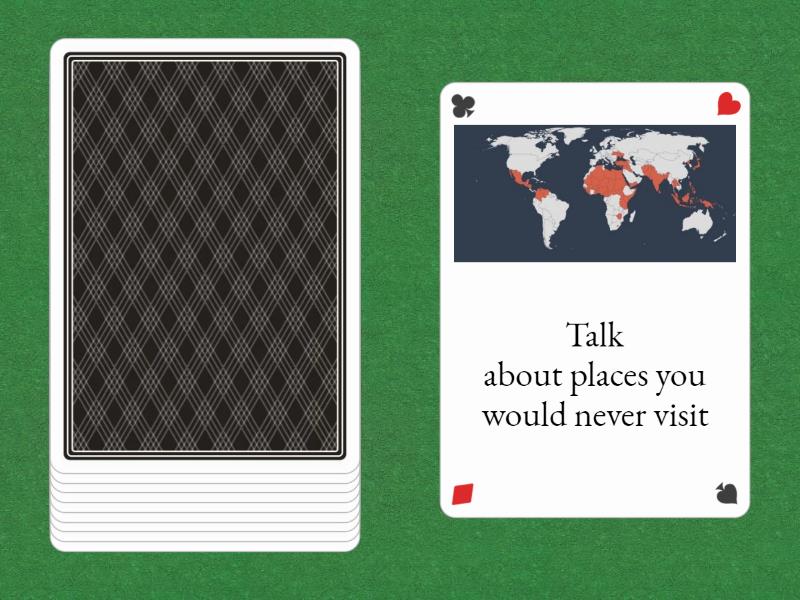 Travelling - Speaking cards