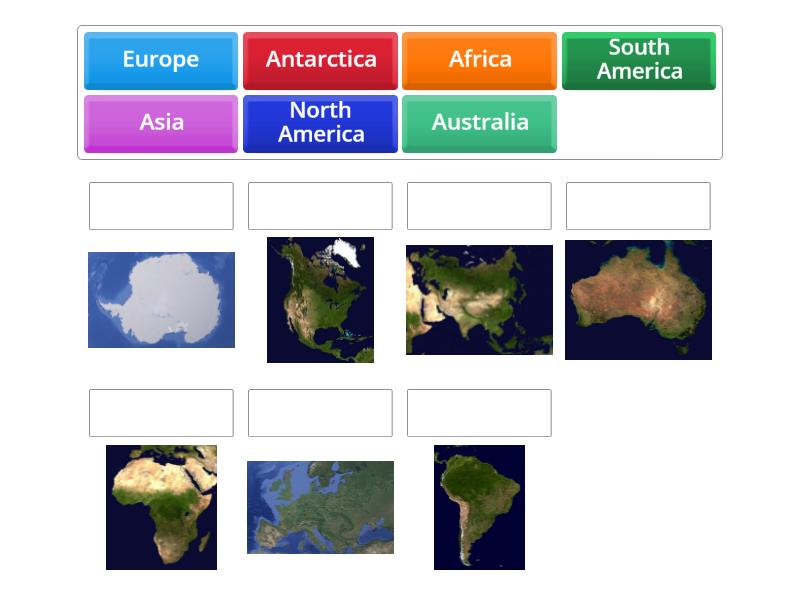 The 7 Continents - Match up