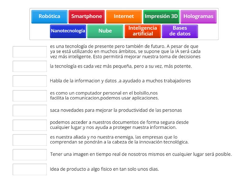 INNOVACIONES TECNOLOGICAS - Match up