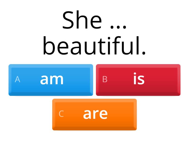 Present Simple to be 2 - Quiz