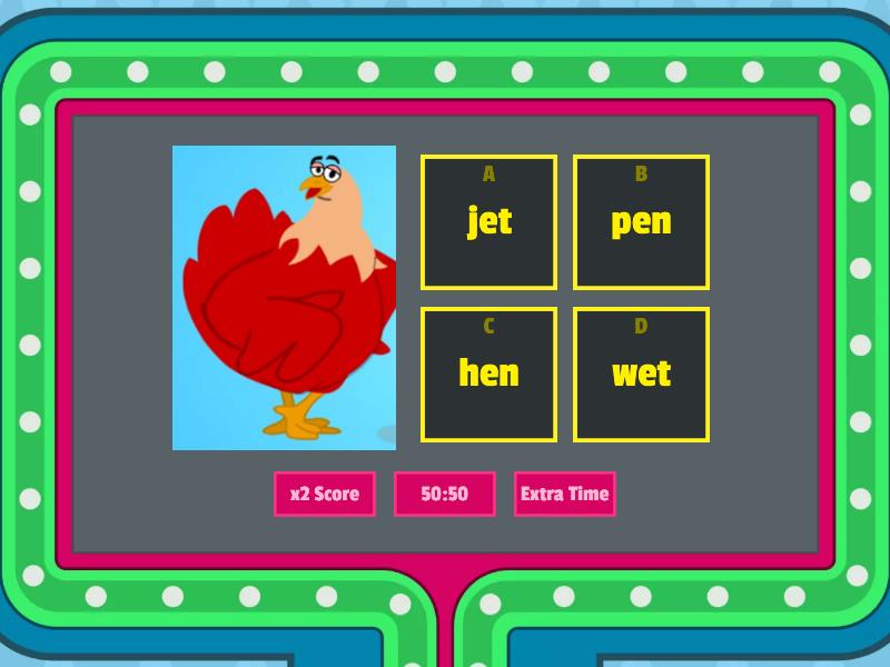 Peg the Hen - Vocabulary Recap - Gameshow quiz