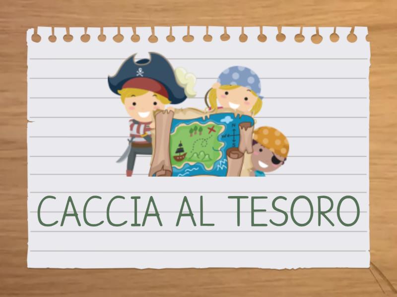 CACCIA AL TESORO (). - Flash cards
