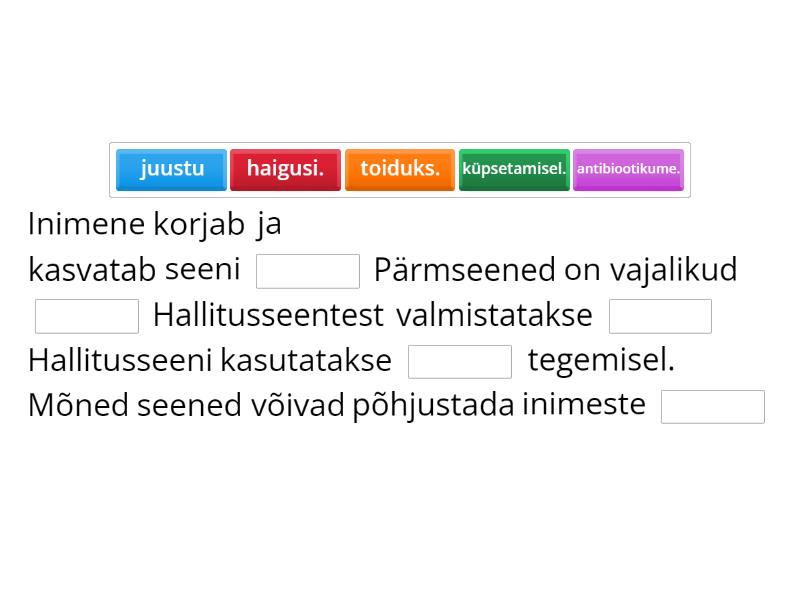 4. Seened - Complete the sentence