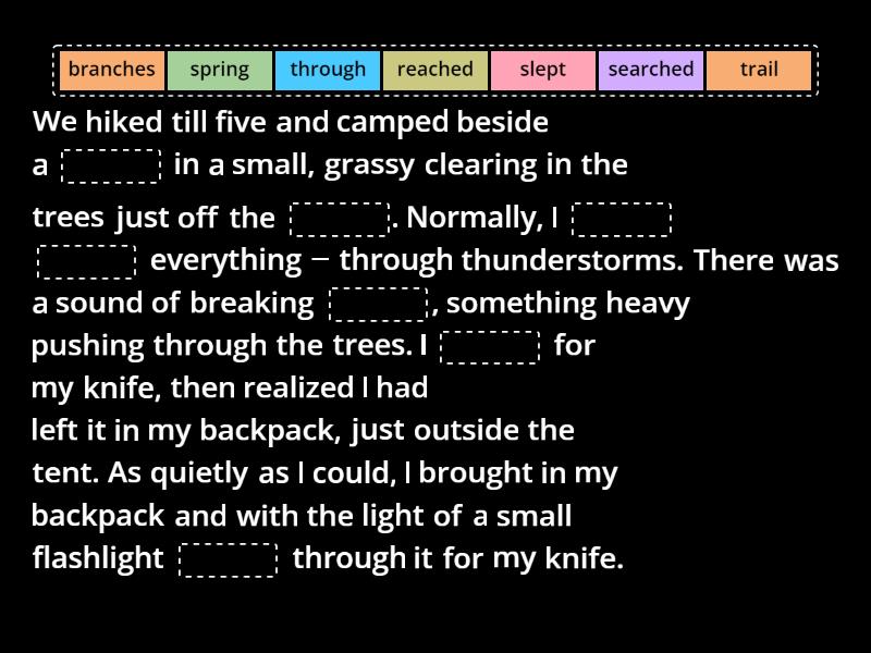 5D Focus 3 - Complete the sentence