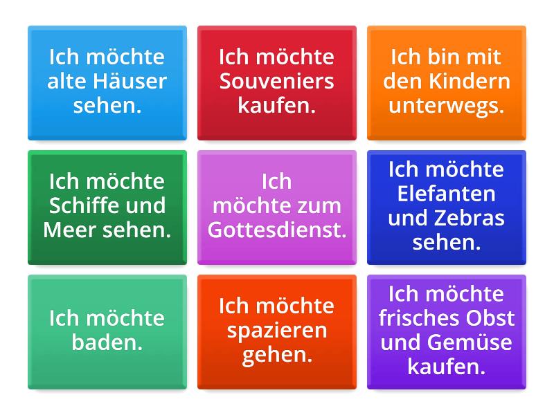 Momente Lektion 13 Orte in der Stadt - Flip-Fliesen