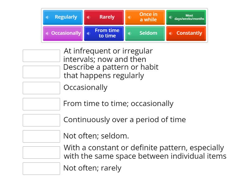 L5_Expressing frequency_Prepare 7 - Match up