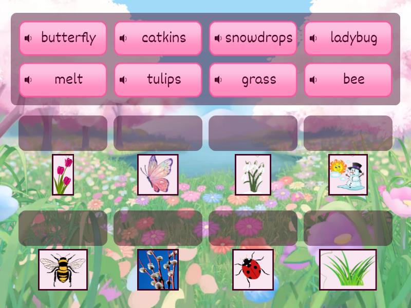 About spring! - Match up