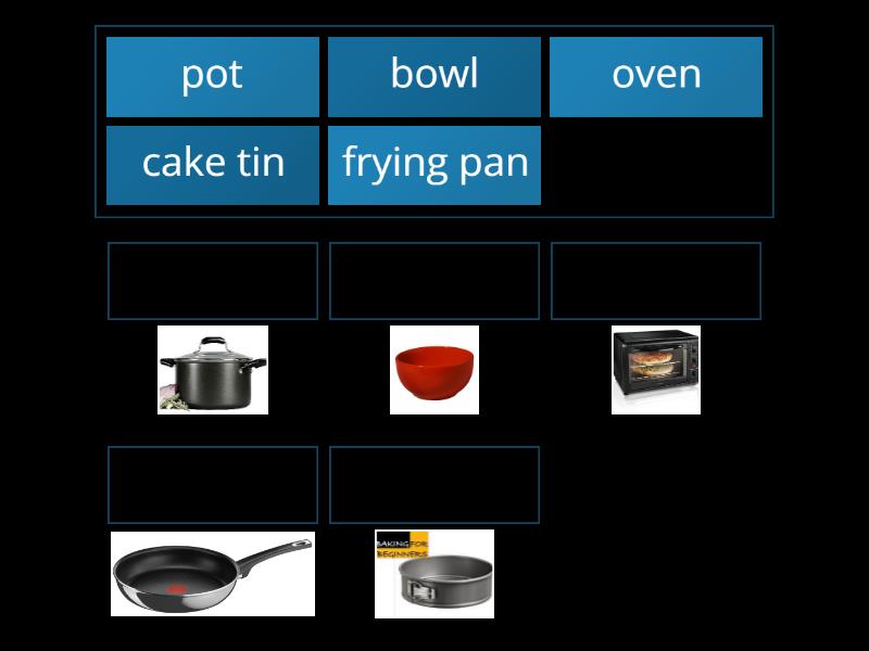 Go getter 3 Cooking nouns - Match up