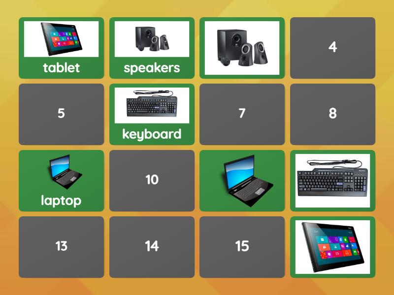 Technology Match - Matching pairs