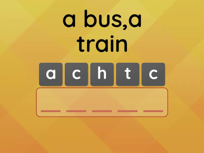 Focus 3 unit 3 B - Anagram