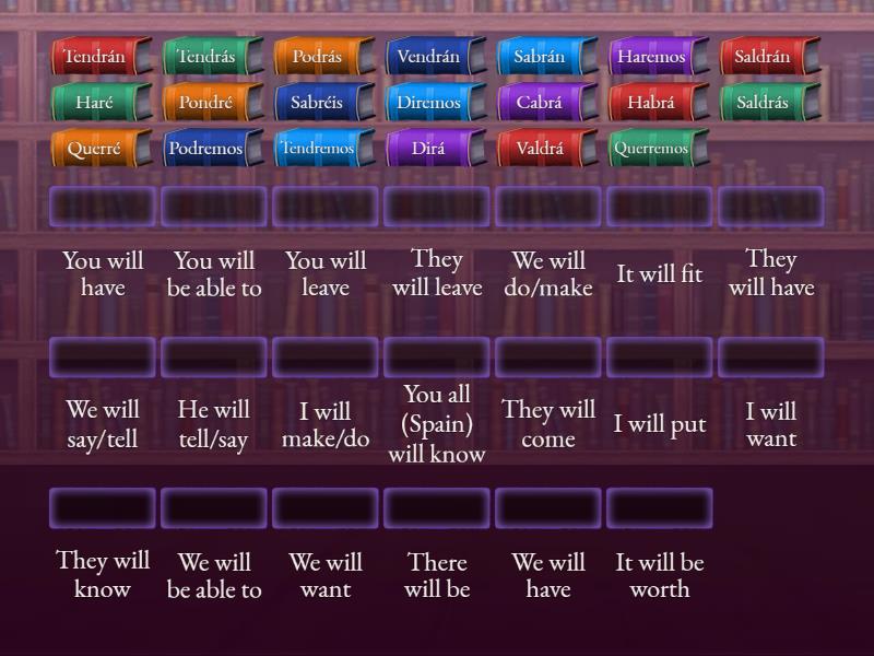 Future Tense Irregulars - Match up