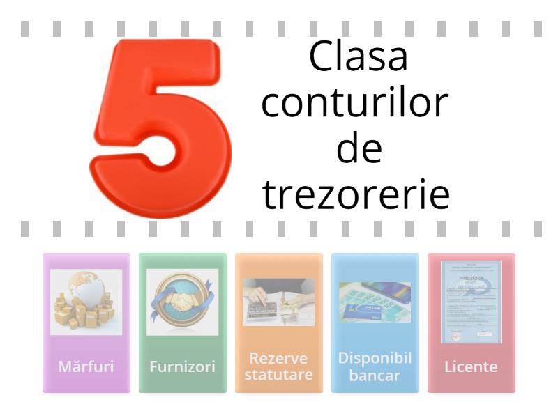 Conturi și Clase de conturi - Find the match
