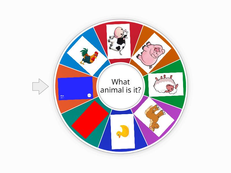 Farm animals - Spin the wheel