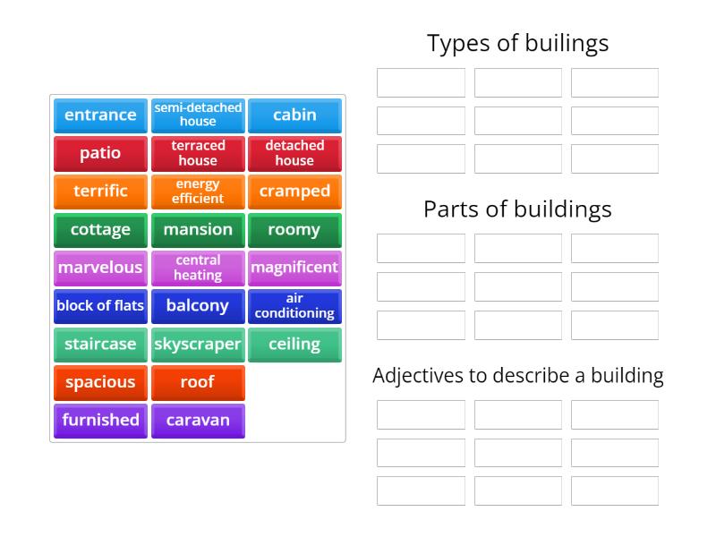 RM B1 U5B Sort the words - Group sort