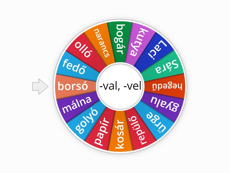-val, -vel - Random wheel