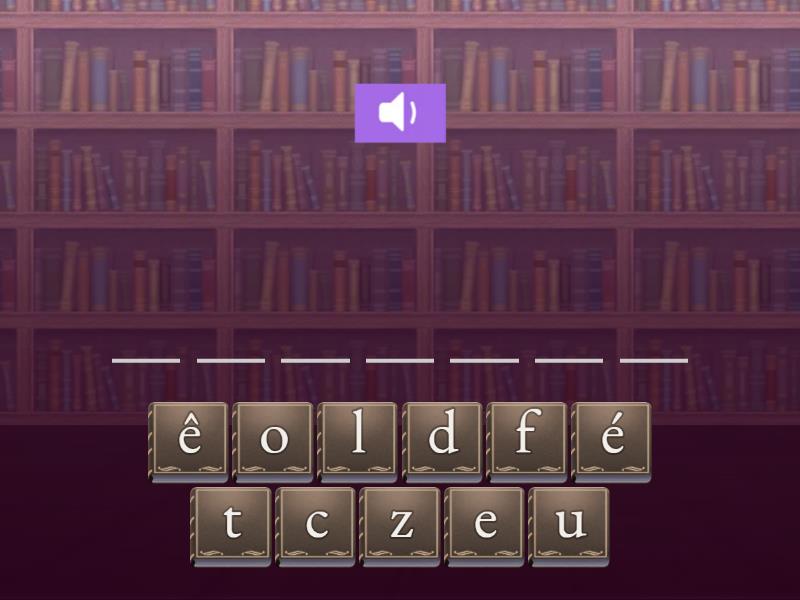 Les consignes de classe - Défi - Épeler le mot